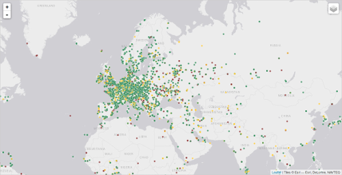 Maps - RIPE Atlas — RIPE Network Coordination Centre
