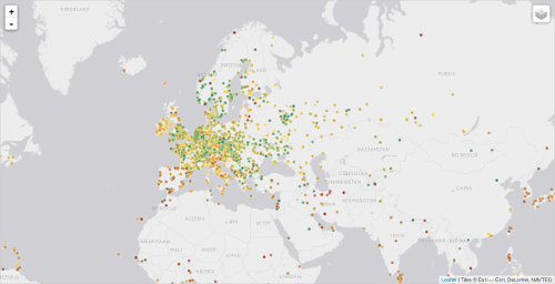 Maps - RIPE Atlas — RIPE Network Coordination Centre